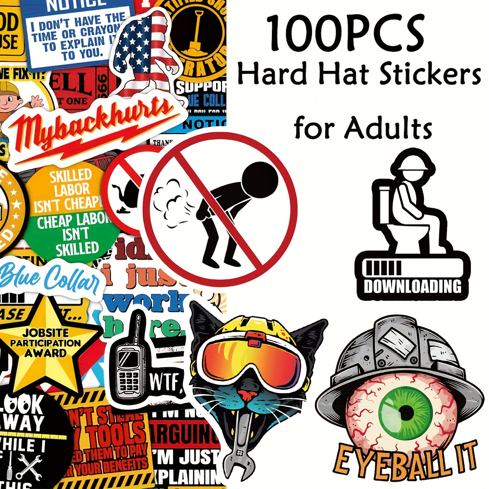 Hard Hat Stickers Oilfield