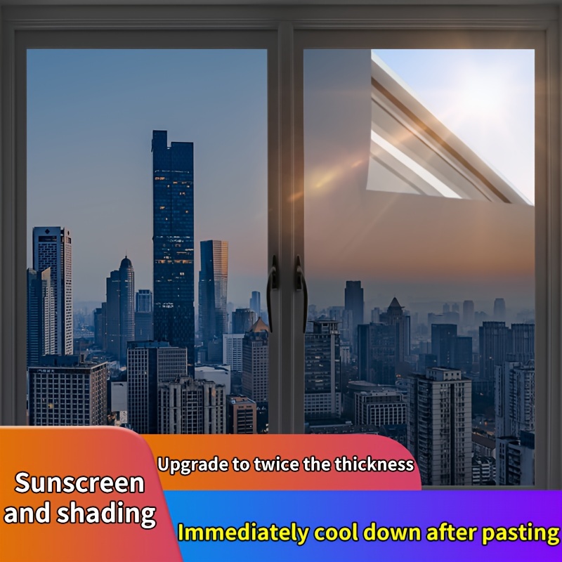 Window Privacy Film One way Perspective Reflective Window - Temu