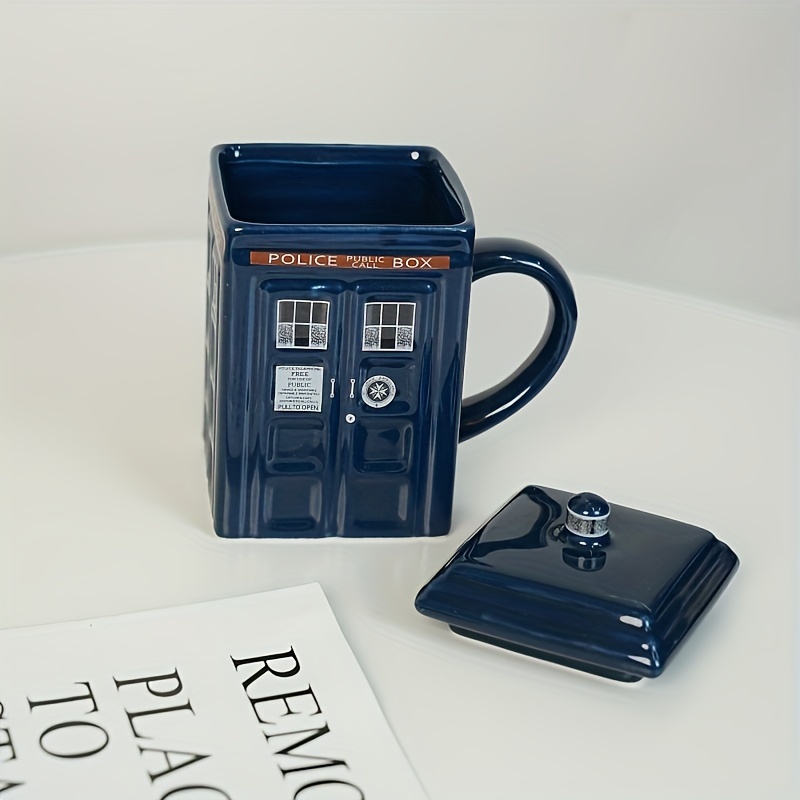 Doctor Who Coffee Cup Doctor Who TARDIS Police Box Ceramic Mug - 450ml ...