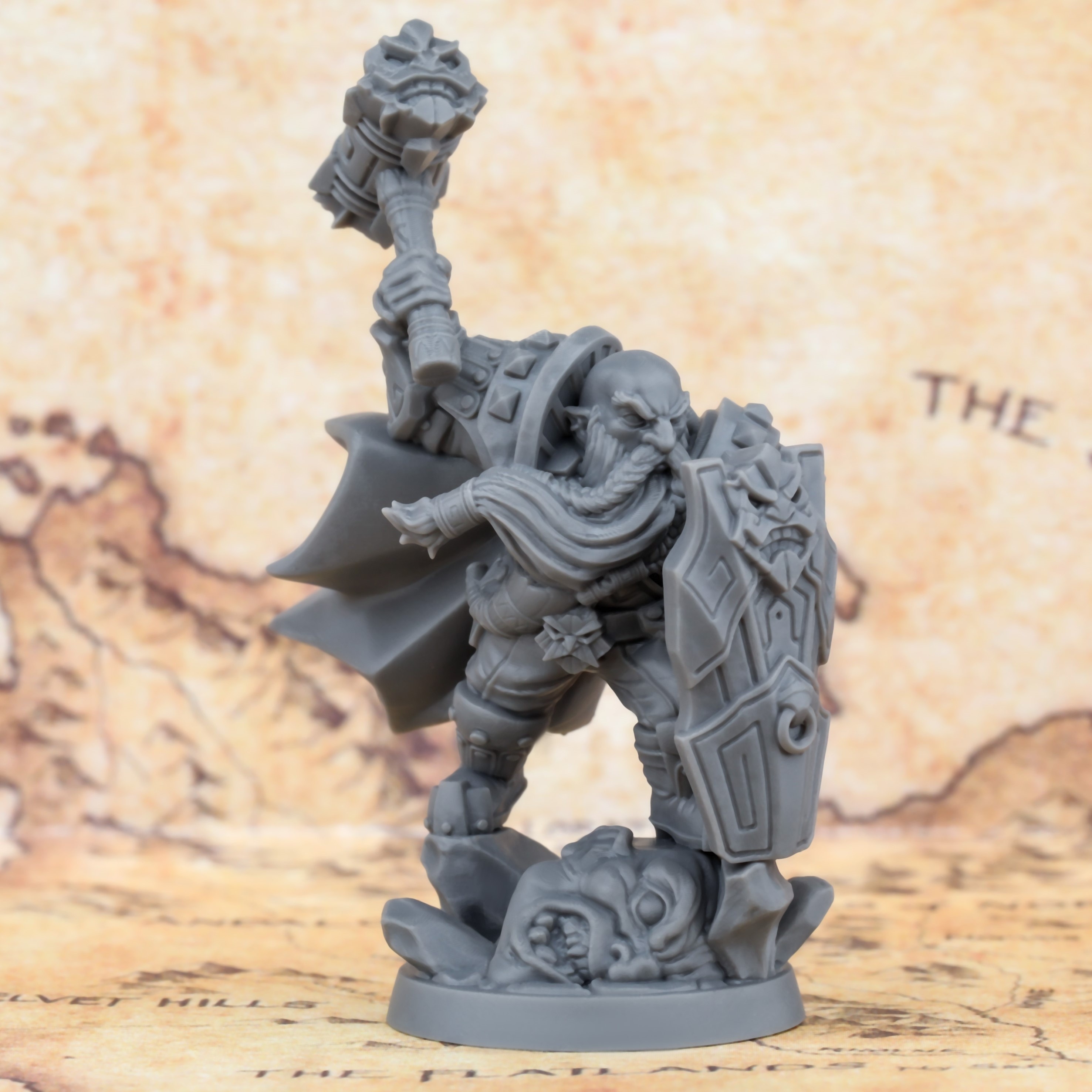 25mm Ttrpg Role Playing Game Miniatures: Dwarven Hero Miniature Figure ...