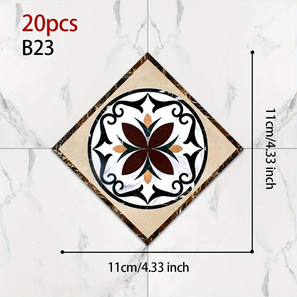 Tile Diagonal Sticker Ground Waterproof Wear resistant Self - Temu ...