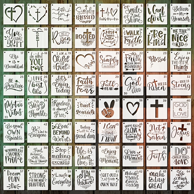 stencils sold on Temu United States