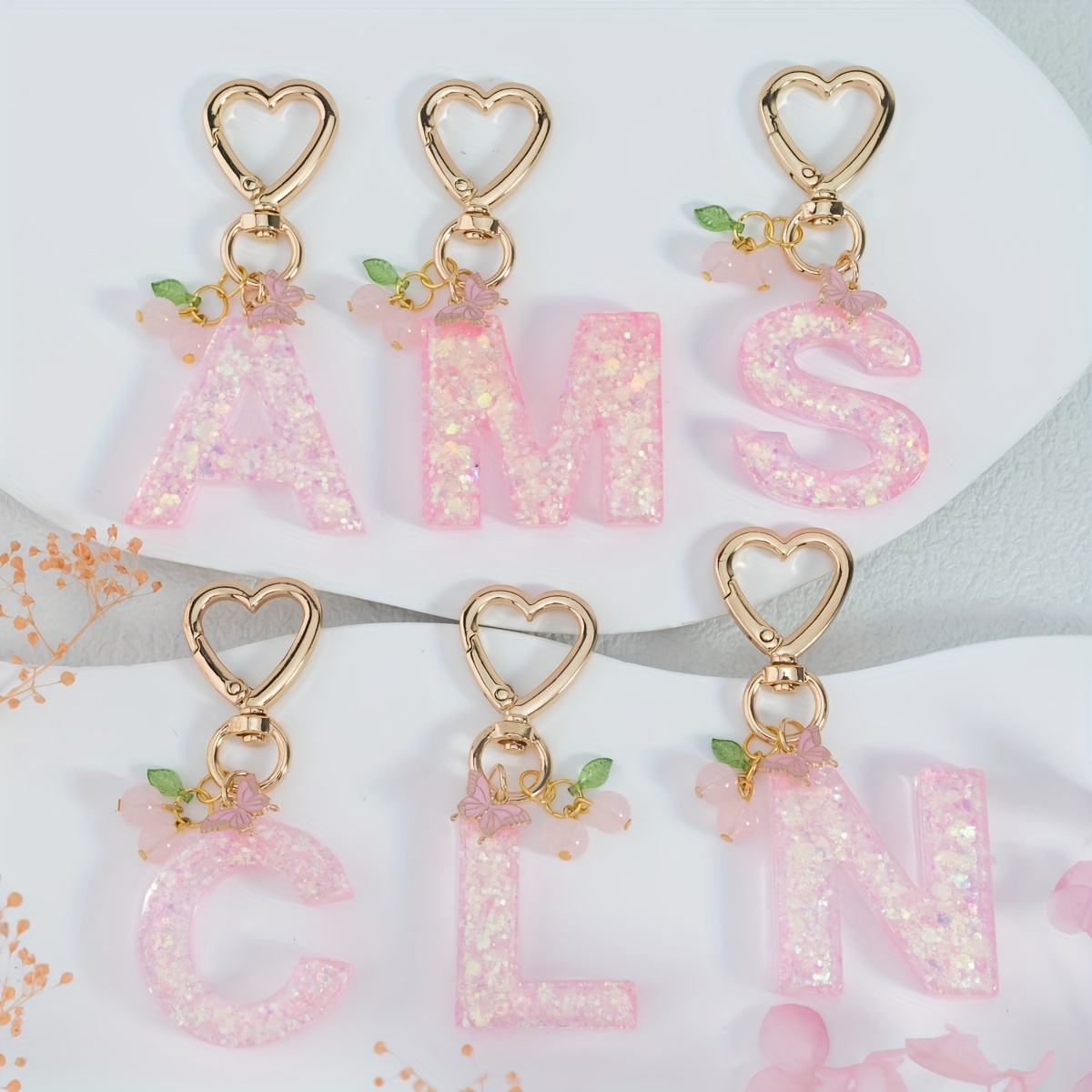 cherry keychain charm sold on Temu United States