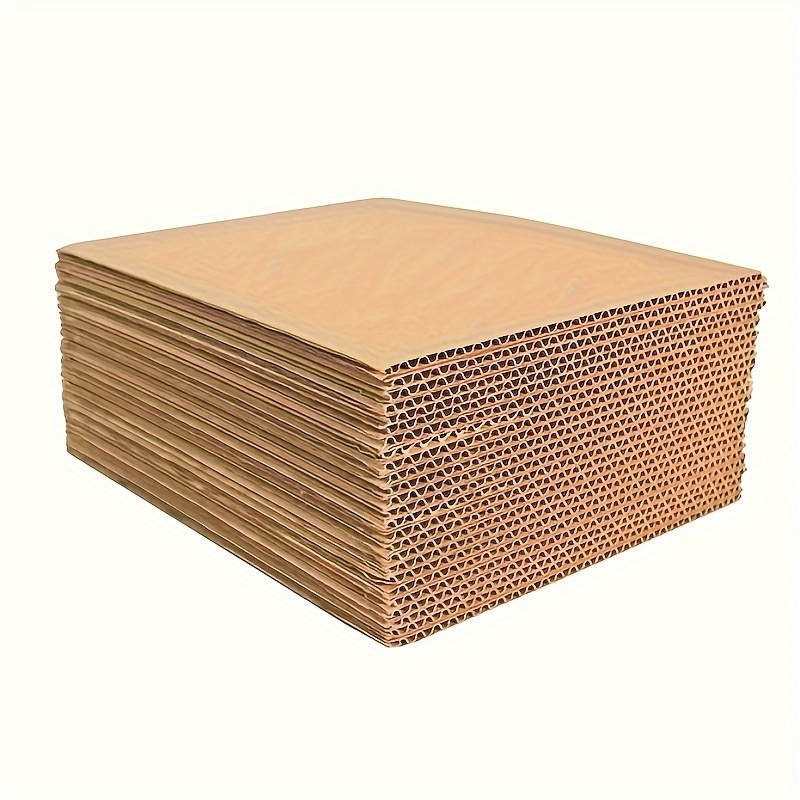 Brown Corrugated Cardboard Sheets Thick Ideal Packaging - Temu