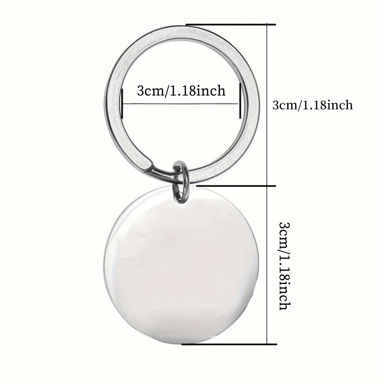 Stainless Steel Keychain May Work Keychain Gifts - Temu