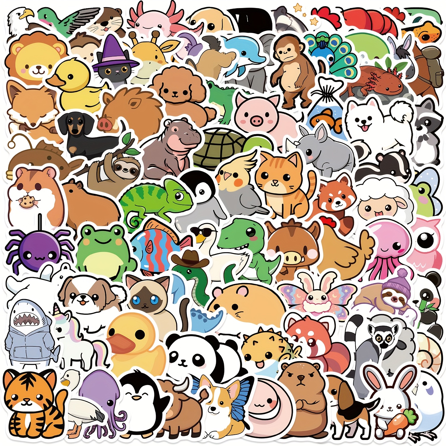 individual stickers sold on Temu Australia