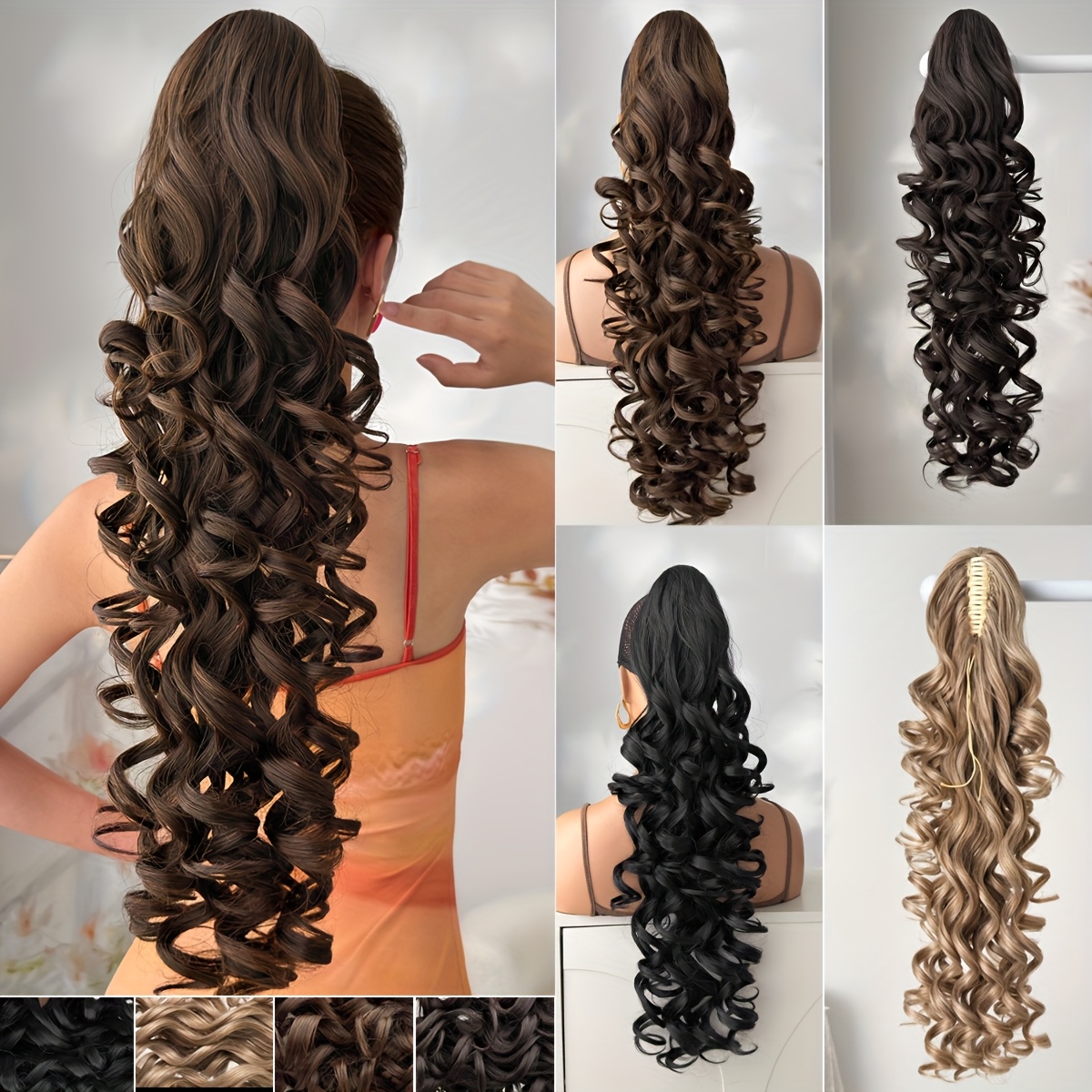 ponytail wigs sold on Temu United States