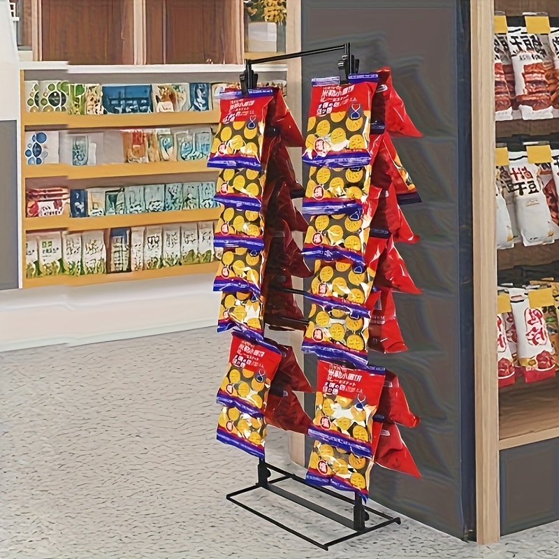 Snack Stand What Is A Potato Chip Rack Candy Display Rack, Metal Snack ...