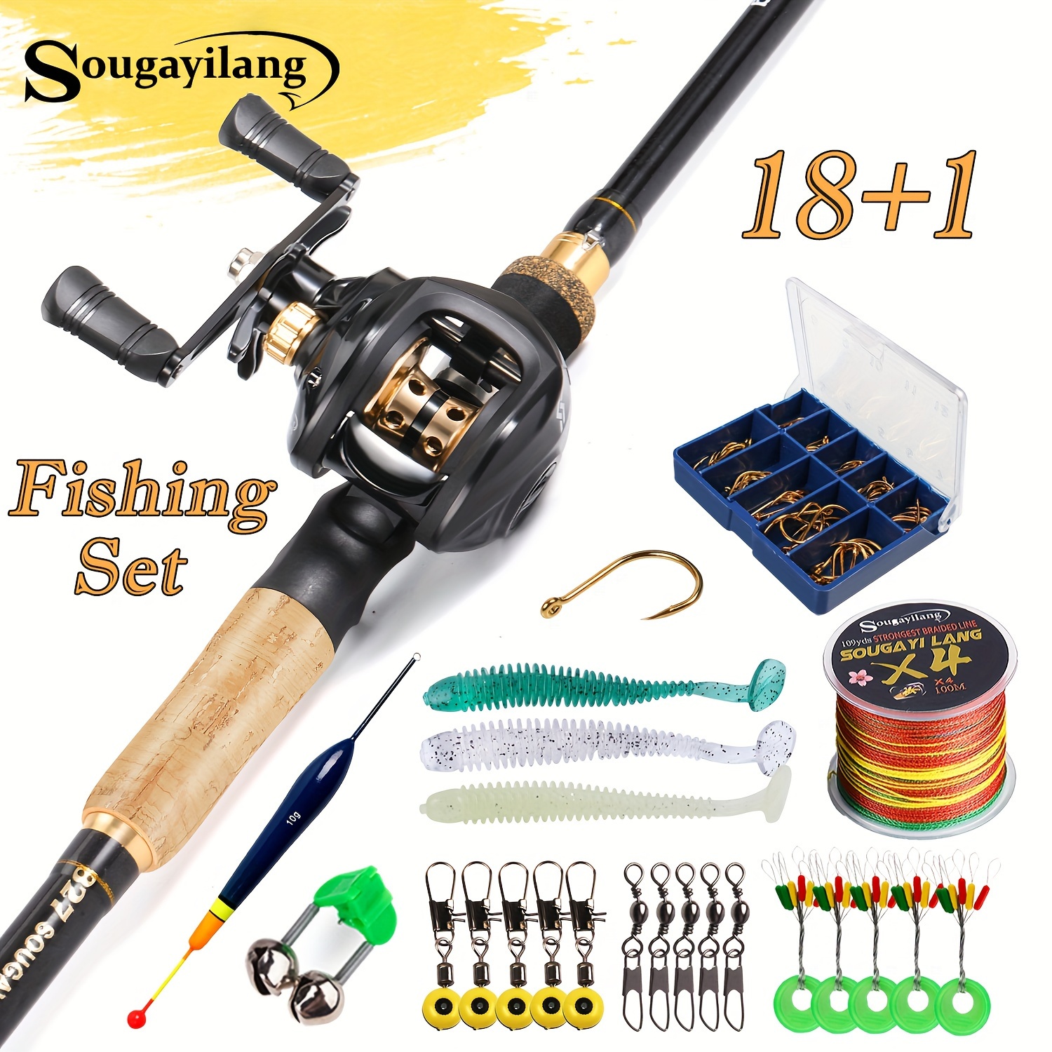 baitcaster combo sold on Temu Australia