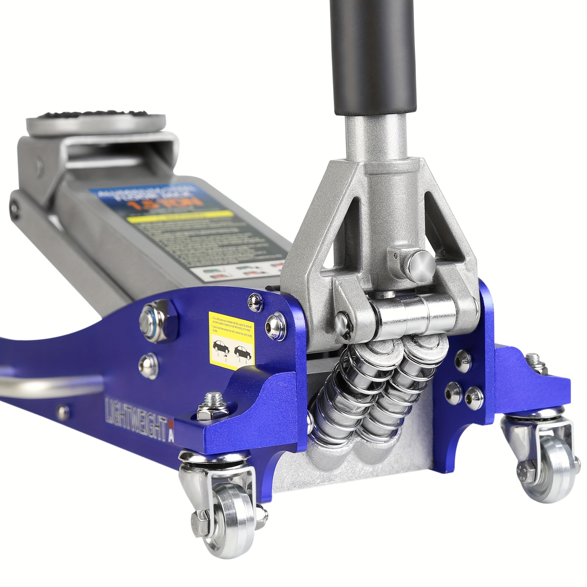 Hydraulic Trolley Service Floor Jack, 1.5 Ton(3000lbs) Low Profile ...