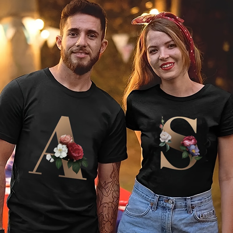 Flower Letter Heat Transfer Sticker Diy Iron Decals Clothes - Temu ...