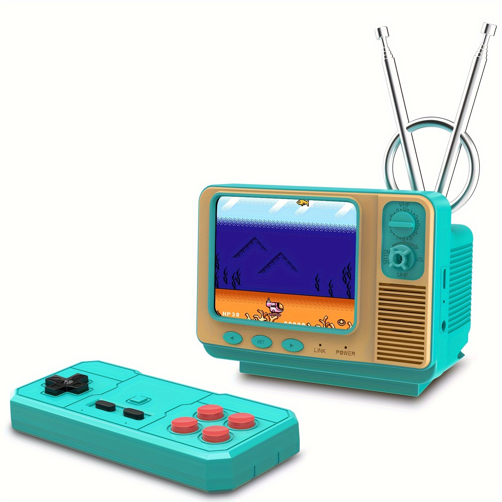 retro games console gv300s mini tv style handheld gamepad av Temu