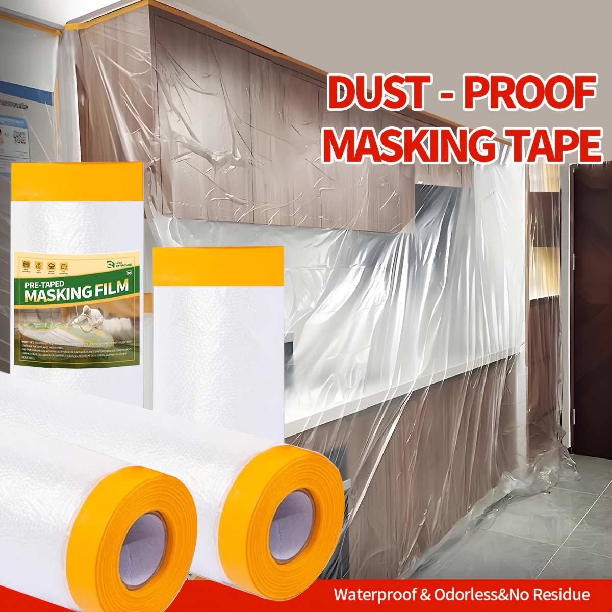 versatile disposable dust covers tape waterproof reusable - Temu