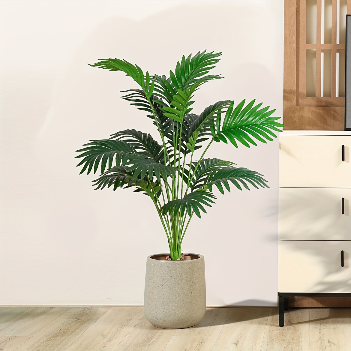 33인치 고성능 인공 열대 야자수 Diy 1개 쉬운 조립 및 보관 다양한 방 및 축제용 가짜 식물 장식 새해 집들이 기념일 졸업식 재결합 등을 포함한 모든