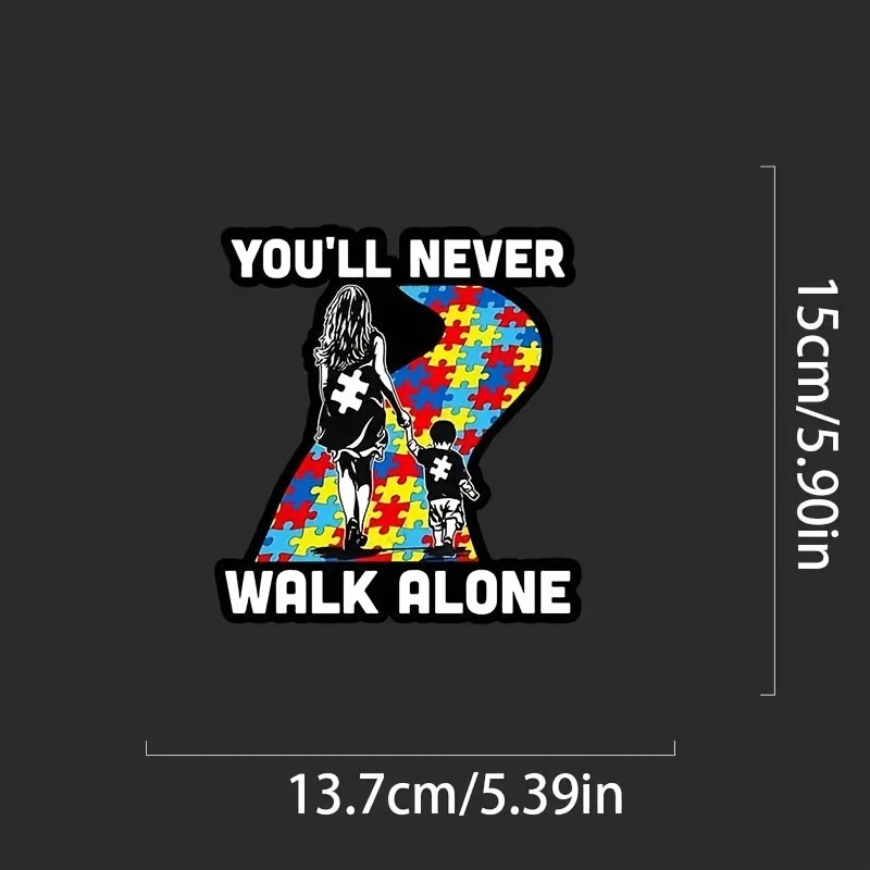 Calcomanía Adhesiva Conciencia Autismo Diseño Rompecabezas - Temu Peru