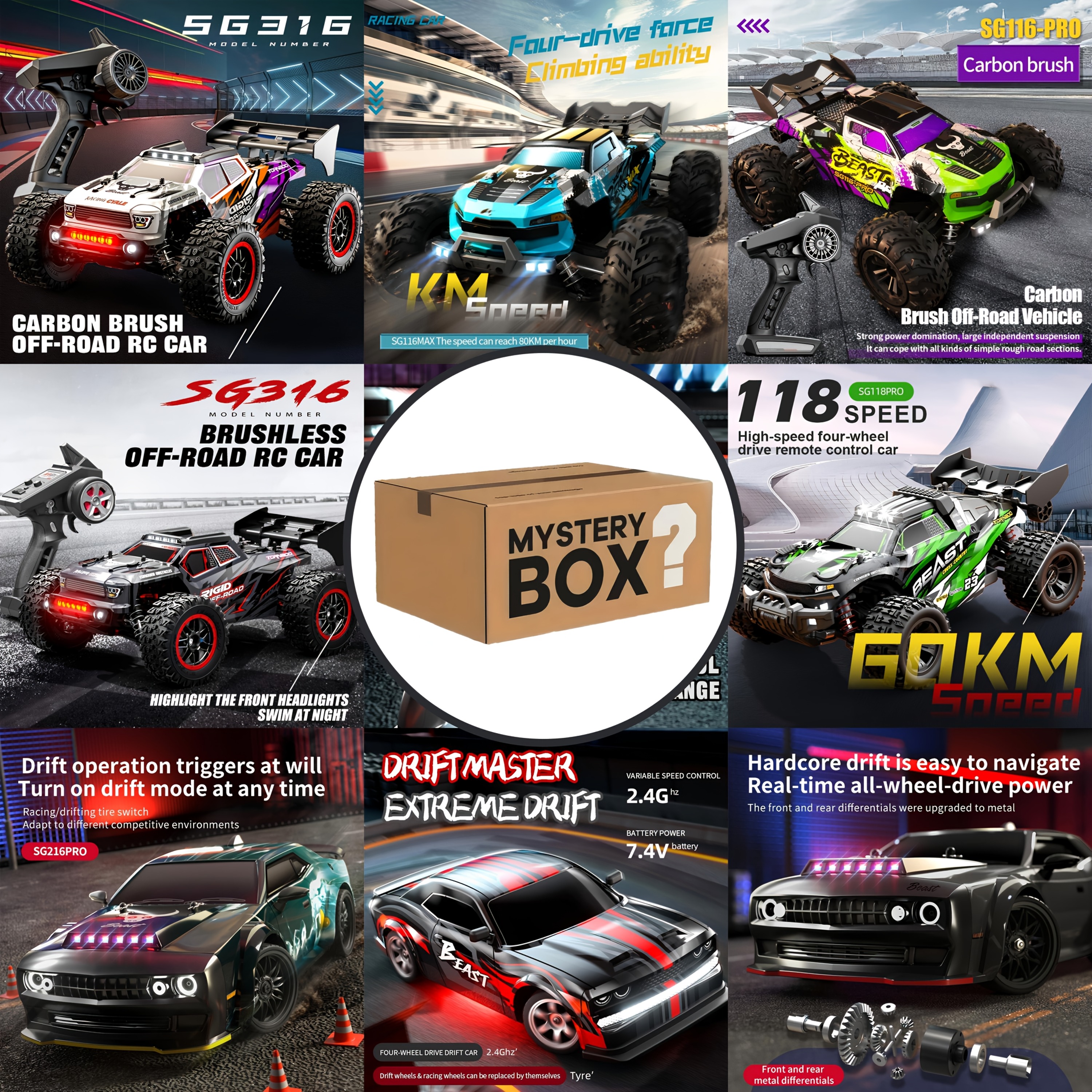 rc cars sold on Temu United States