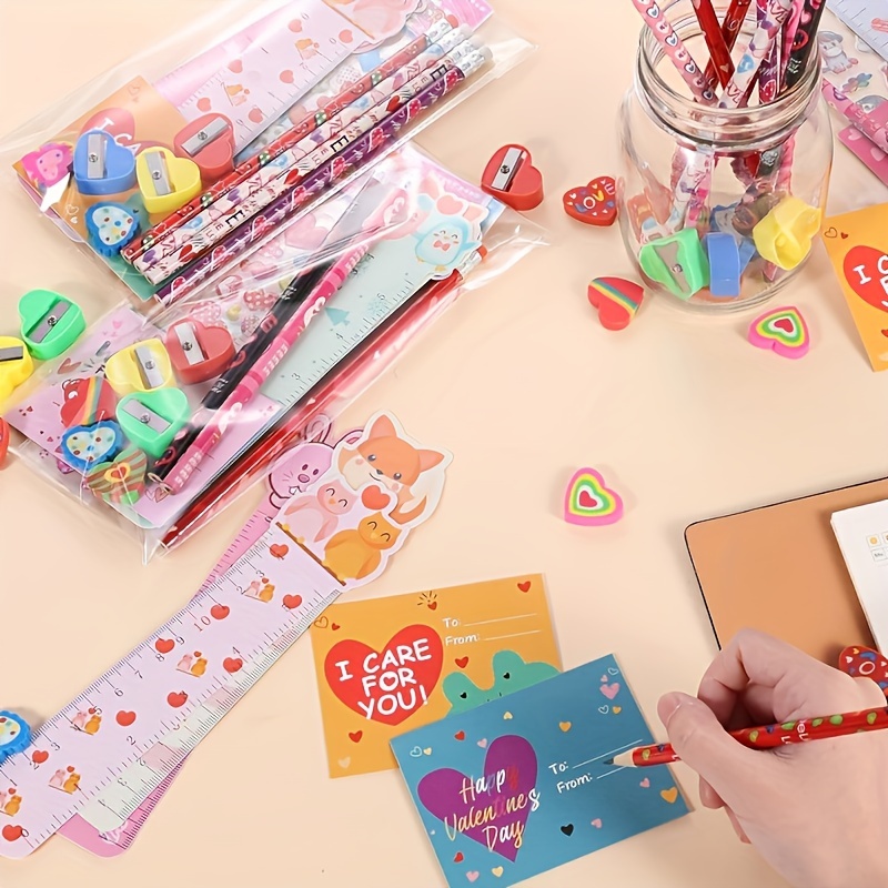 Valentine's Day Gifts School Supplies Valentine Classroom - Temu