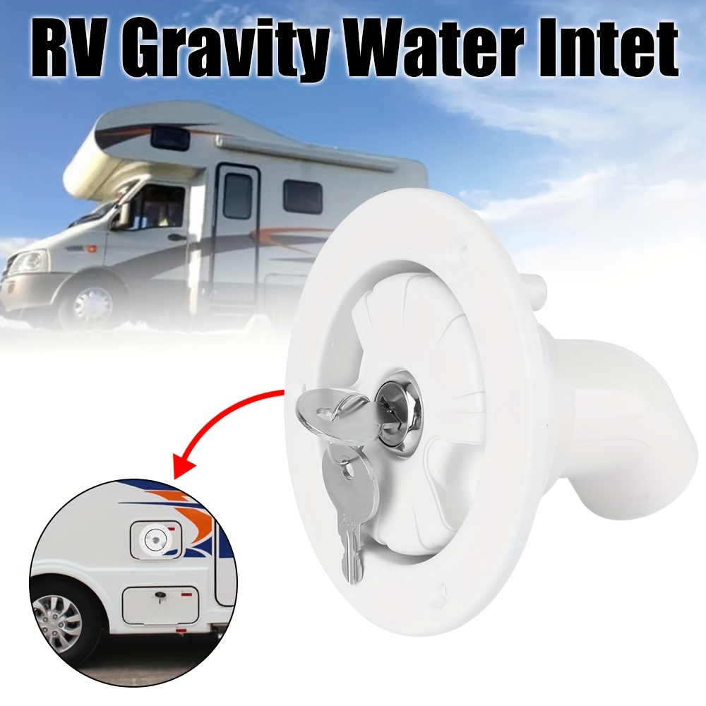 Jack Plate RV Gravity Water Hatch Inlet Lock With 1/2in Vent 1?1/4in ...