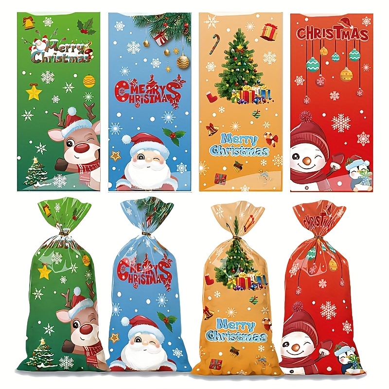 christmas gift bag christmas foil paper gift packaging bag Temu