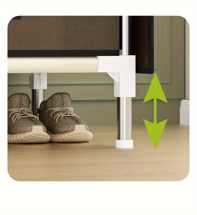 Portable Wardrobe Closet Organizer With Sturdy Metal Frame And Durable ...