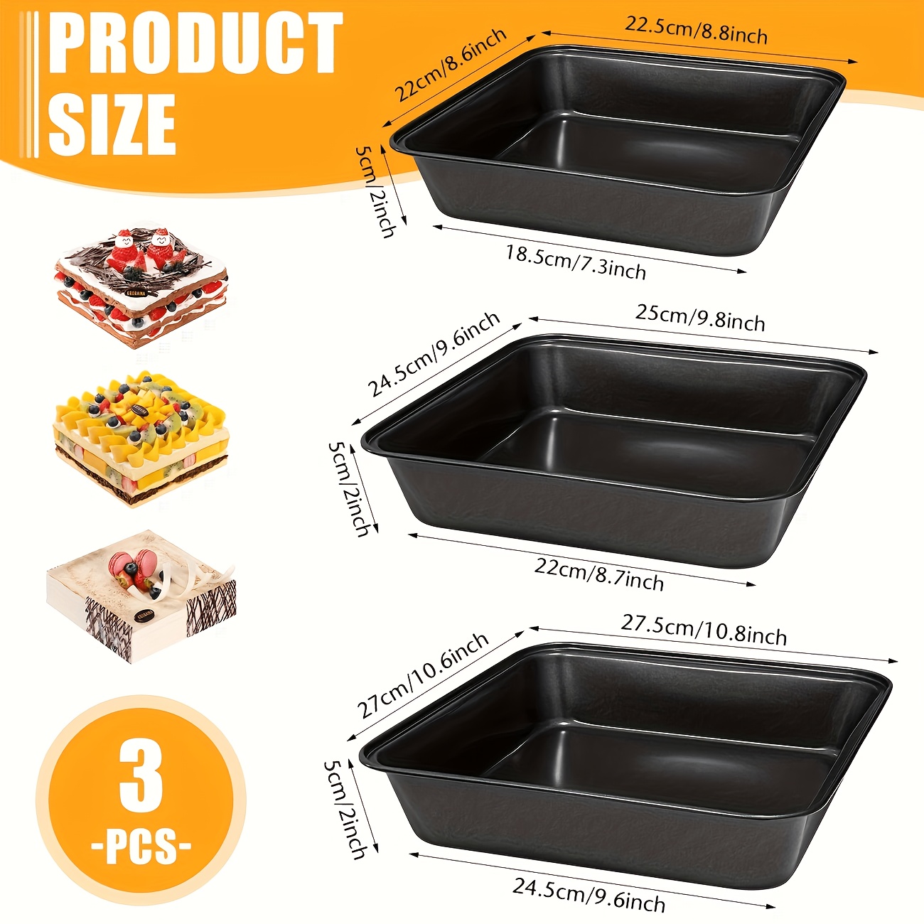 baking pans sold on Temu United States