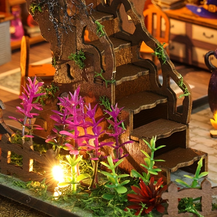 Diy Magic Cottage Villa Model Kit Creative Assembly House - Temu