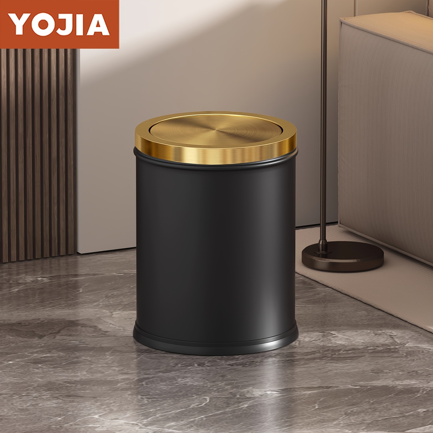 stainless steel bin sold on Temu Australia