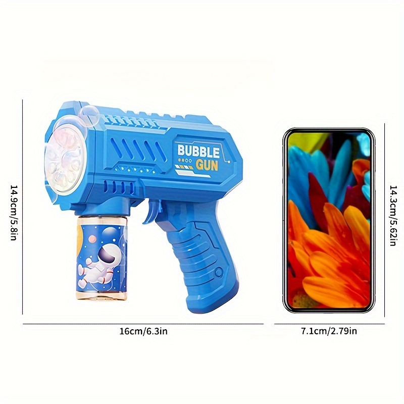 10 hole Led Bubble Gun: Handheld Automatic Bubble Blower - Temu