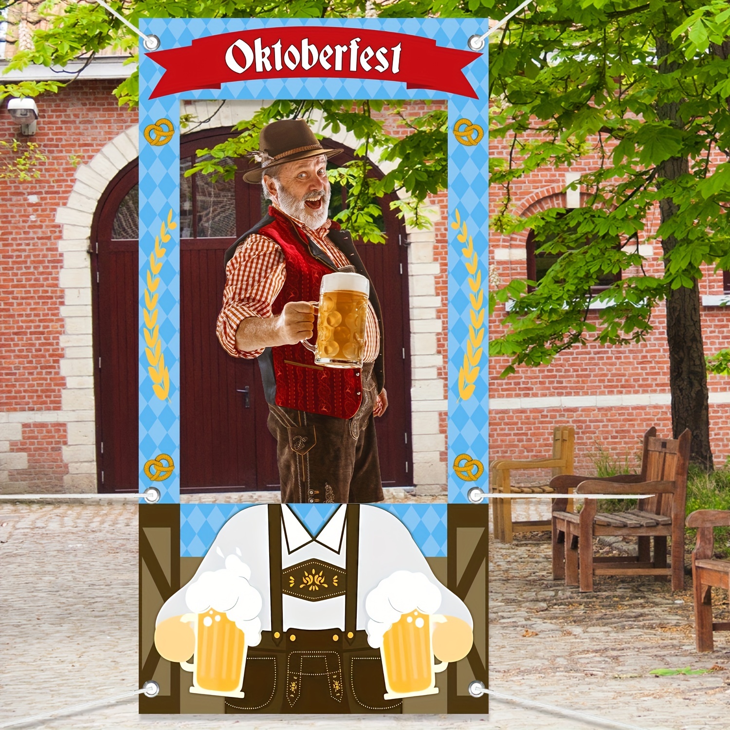 Oktoberfest Photo Booth Backdrop: Munich Beer Festival - Temu