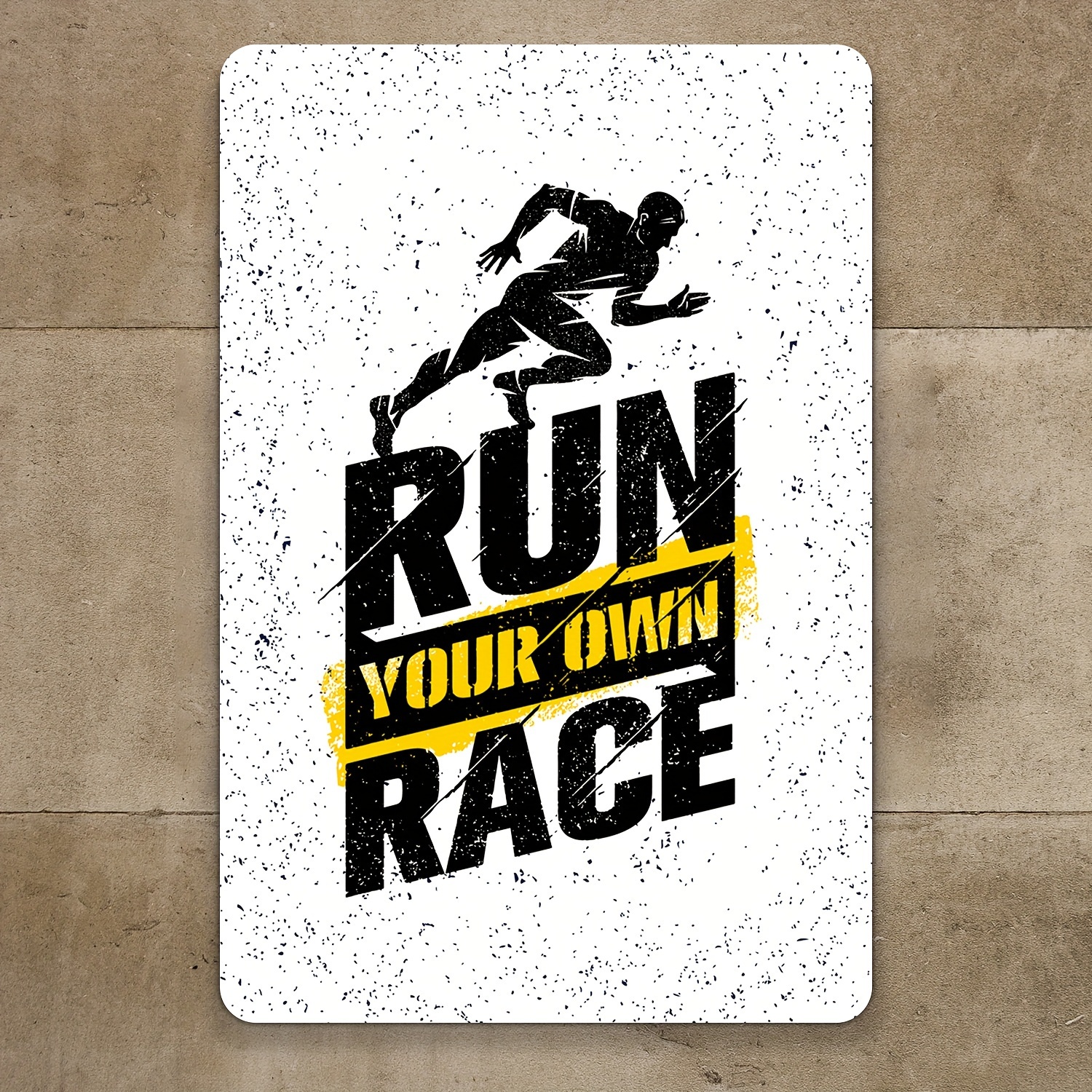 Metal Tin Sign Run Race Fun Vintage Aluminum Poster Make A - Temu Canada