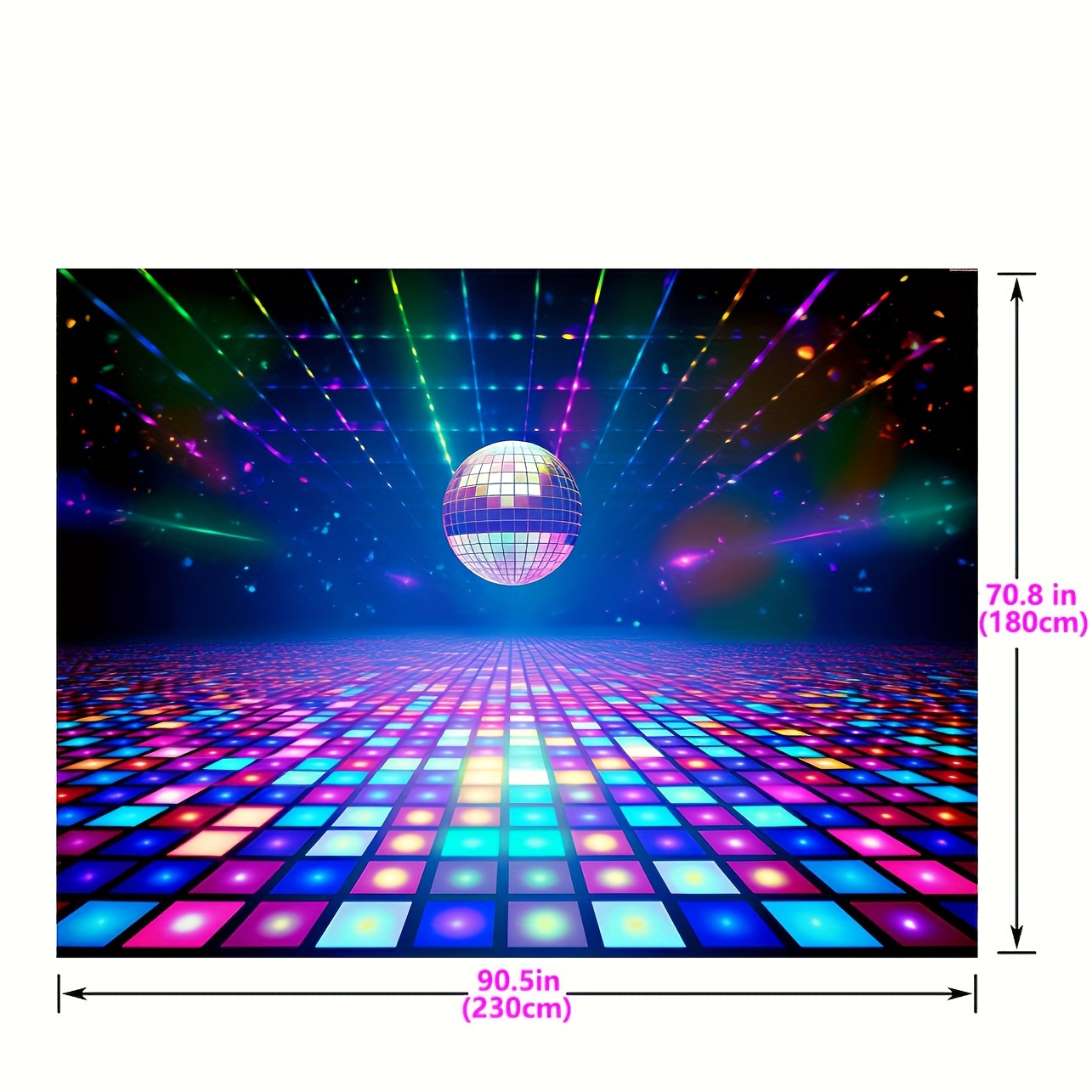 Disco Party Backdrop Disco Birthday Party Dance - Temu
