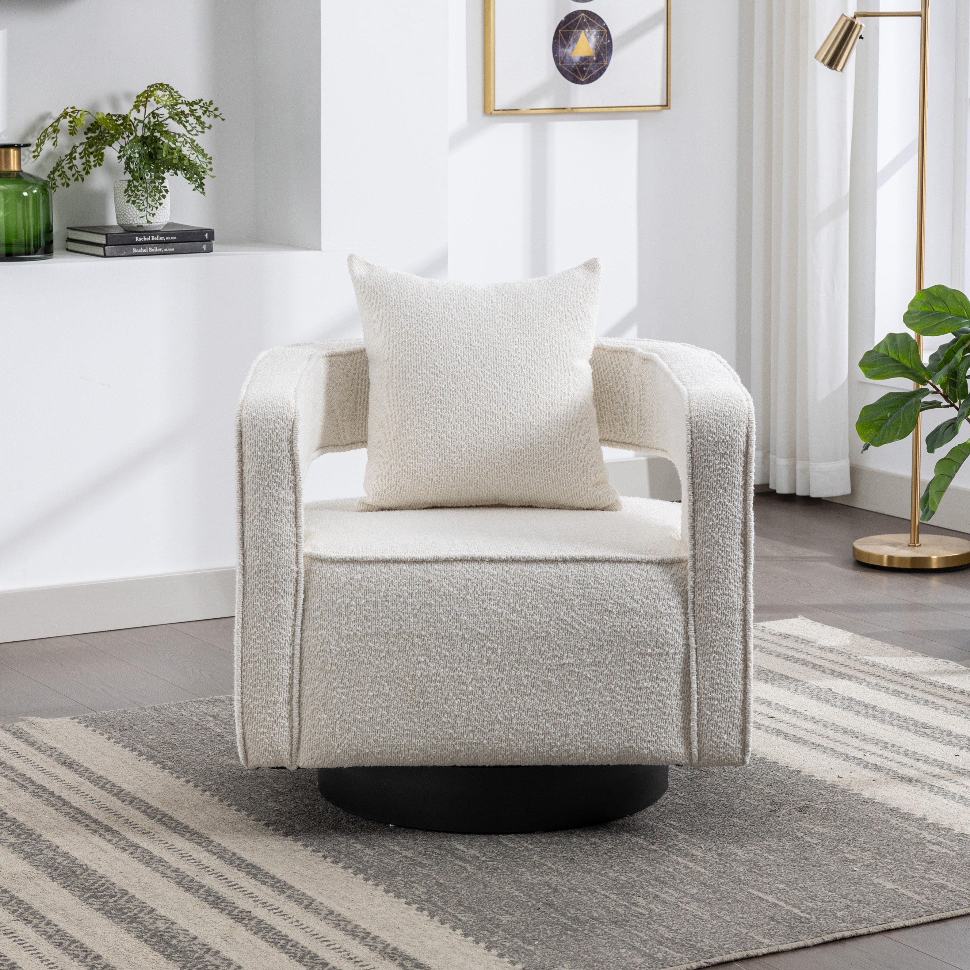 Swivel Accent Chairs Modern Comfy Sofa Chair - Temu