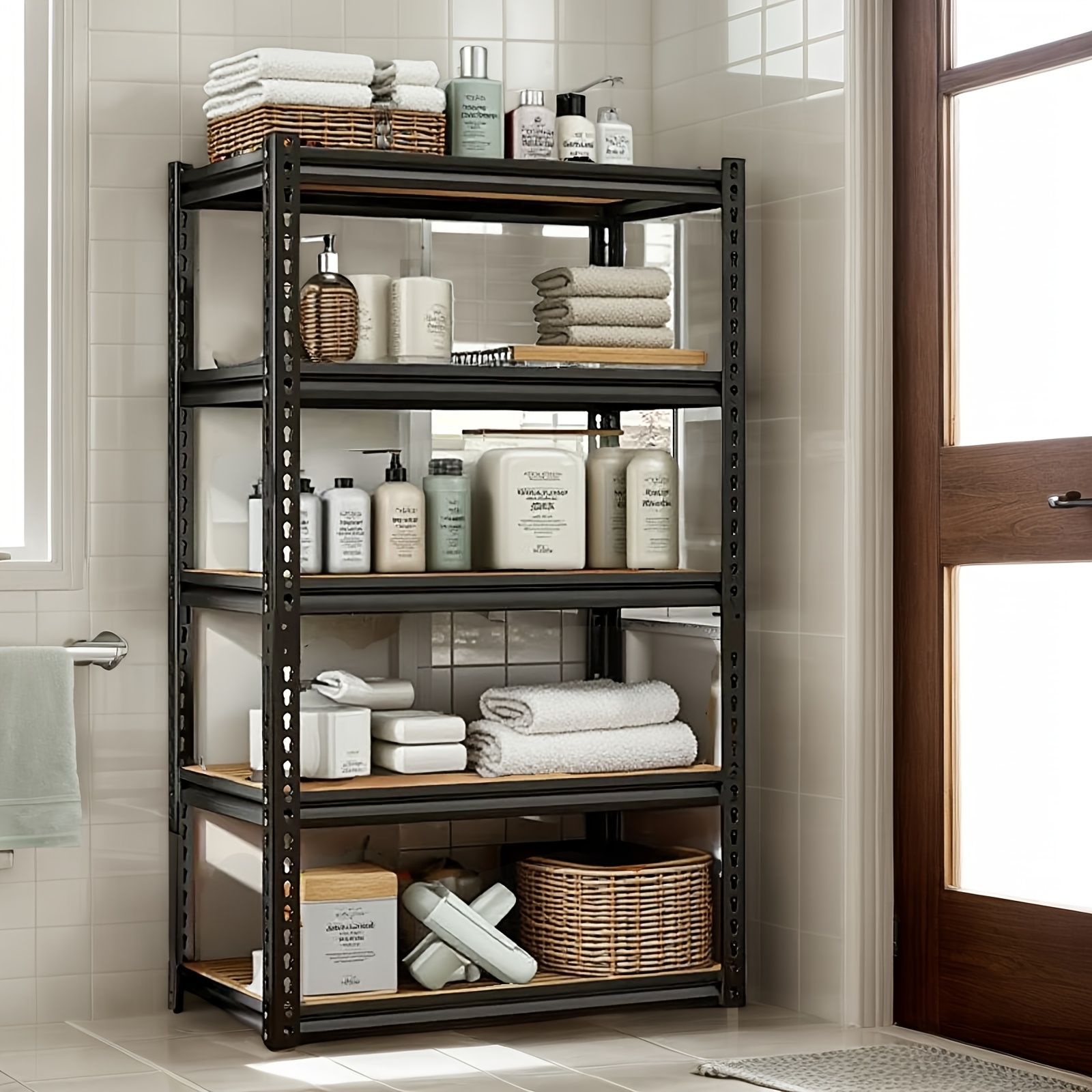 storage shelves sold on Temu United States