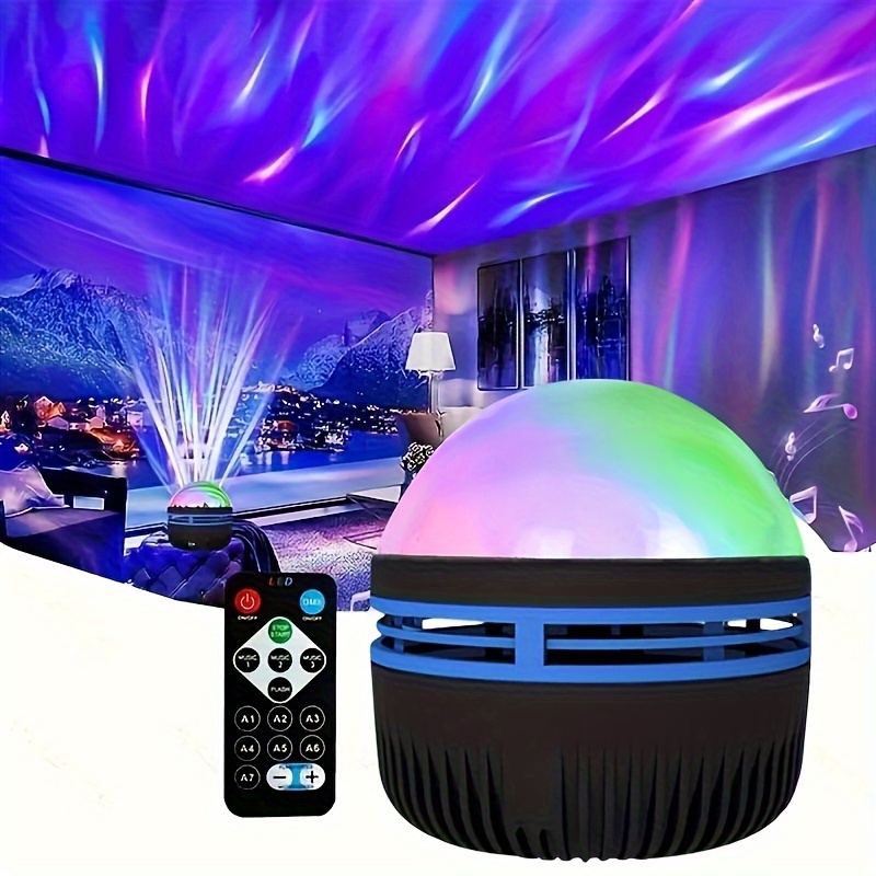 1pc Starry Projector Light With 7 Color Patterns & Remote Control ...