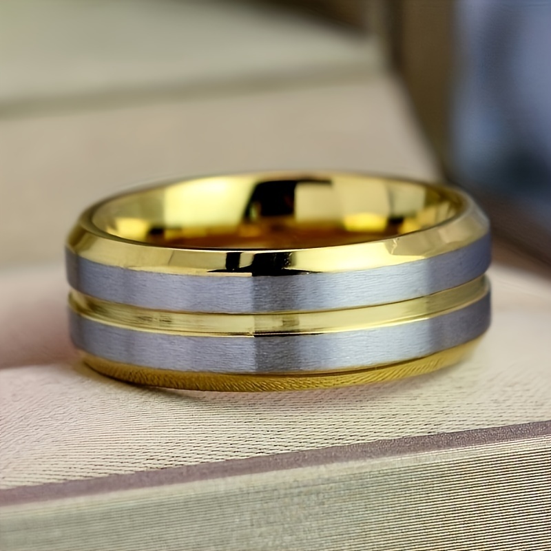 Romantic Stylish Golden Couple Ring Fashion Couple Ring - Temu United ... Romantic Stylish Golden Couple Ring Fashion Couple Ring - Temu United ...
