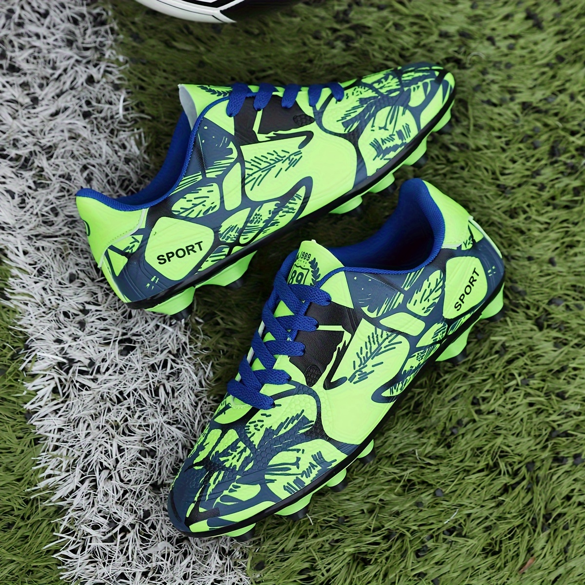 Boy's Non Slip Football Cleat Spikes Professional Comfy - Temu United ...