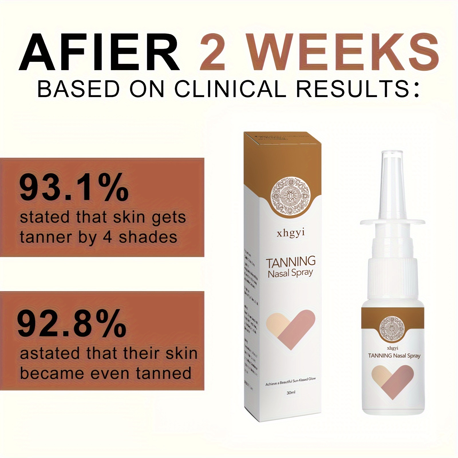 2-pack Tanning Nasal Spray, Total 2.03oz, Mild Skincare Solution ...