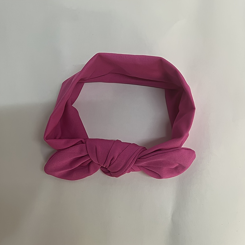 Baby Girls Headbands Elastics Knot Rabbit Ear Turban - Temu Canada