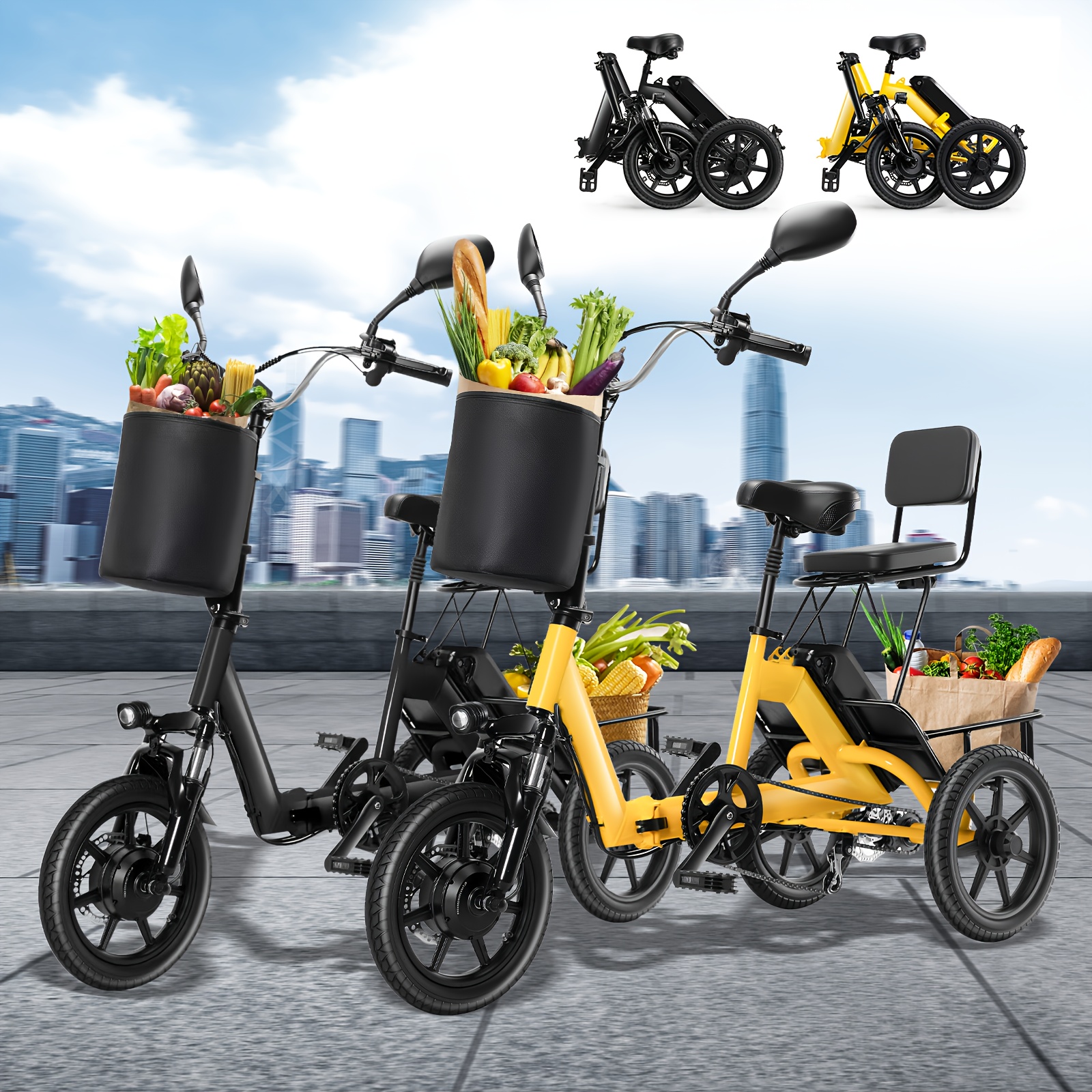 electric adult tricycle sold on Temu United States