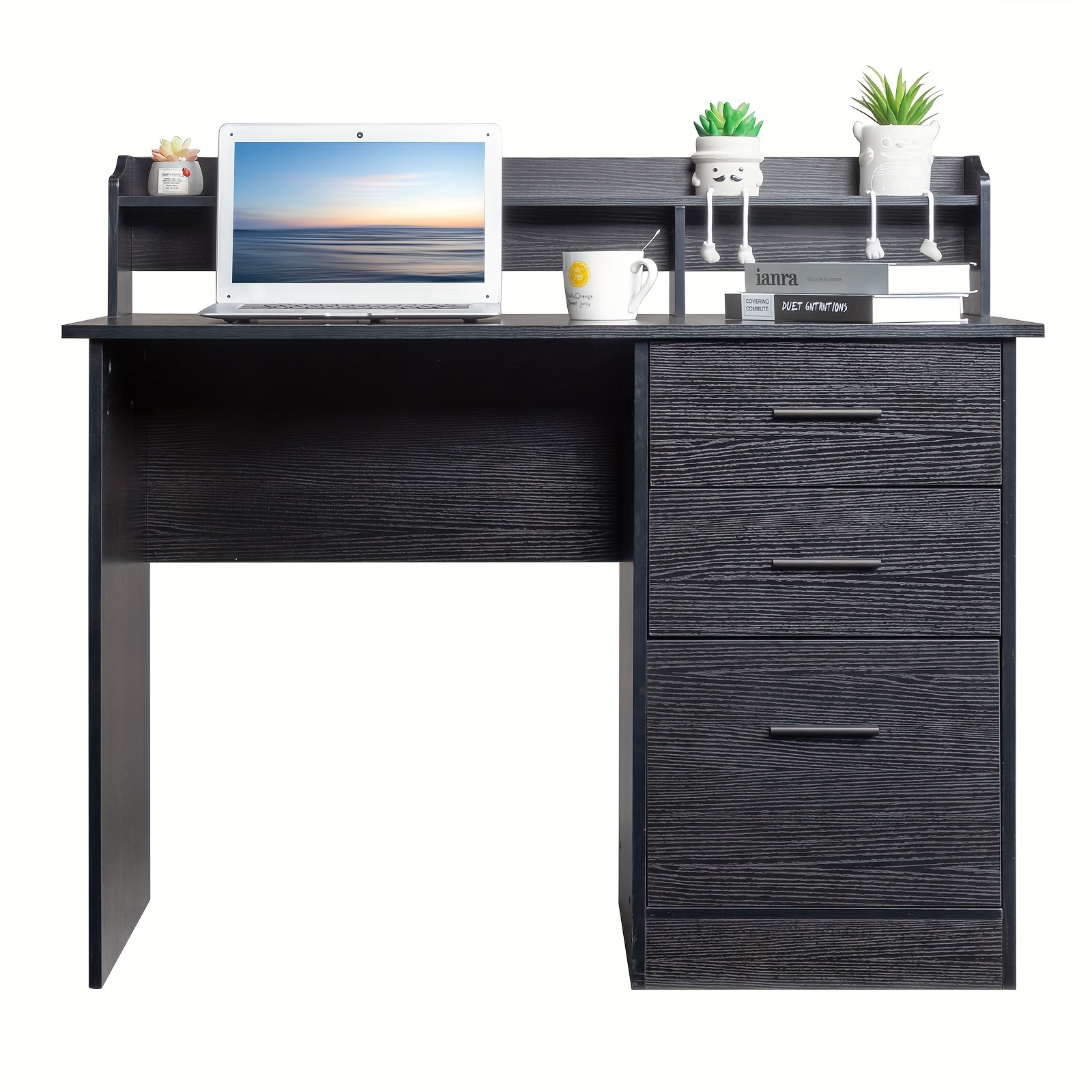 3 drawers study gaming computer desk home office Temu