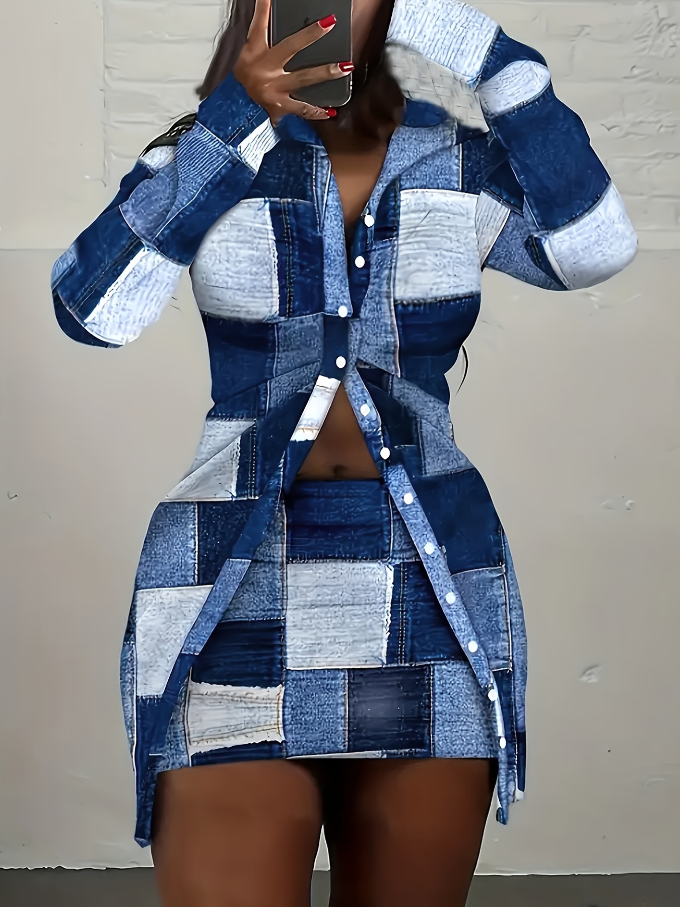 denim party outfits sold on Temu United States