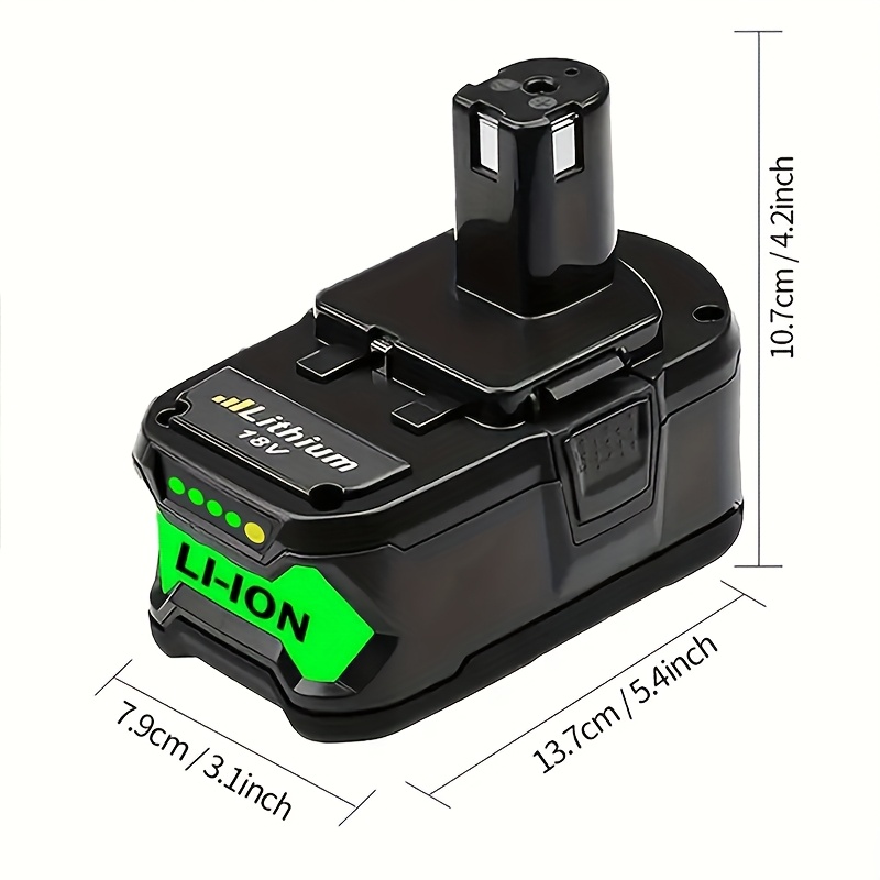 8.0ah p108 battery 18 plus high capacity battery Temu