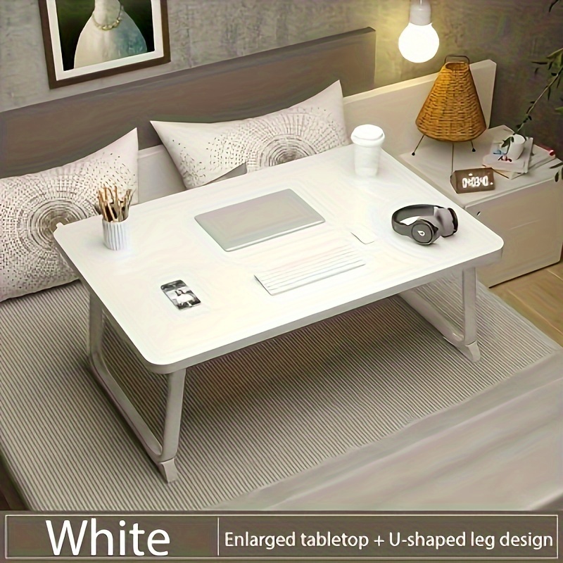 Foldable Metal Laptop Desk Multi use Ergonomic Bedside Table - Temu