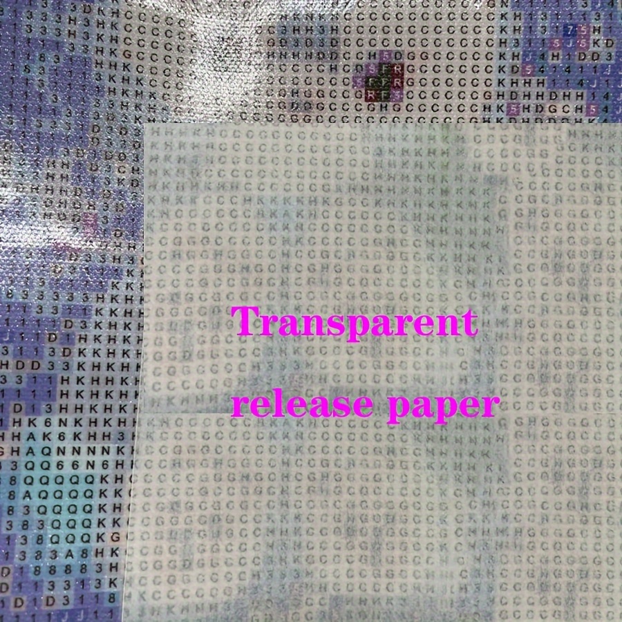 Diamond Painting Release Paper Transparent Dustproof Non - Temu