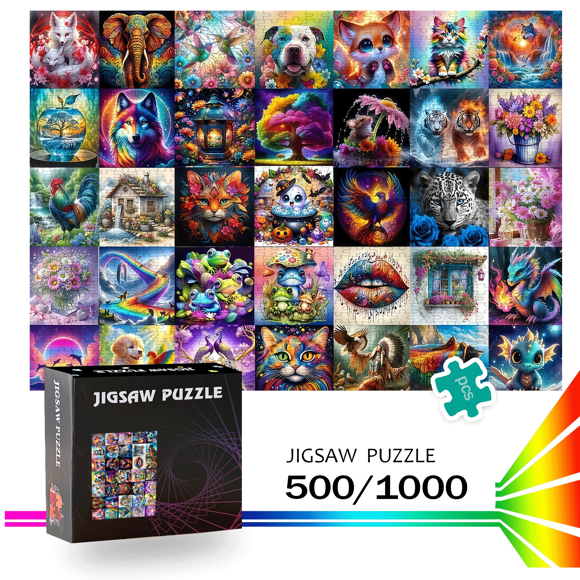 puzzles sold on Temu United States