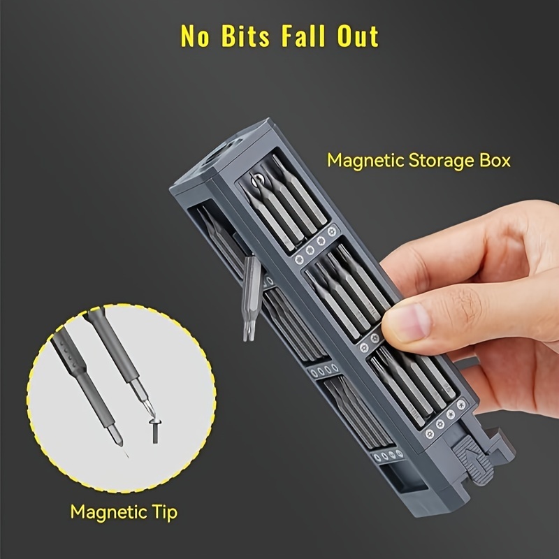 Magnet Precison Screwdriver Set Father's Day Gift 1 Magnetic - Temu
