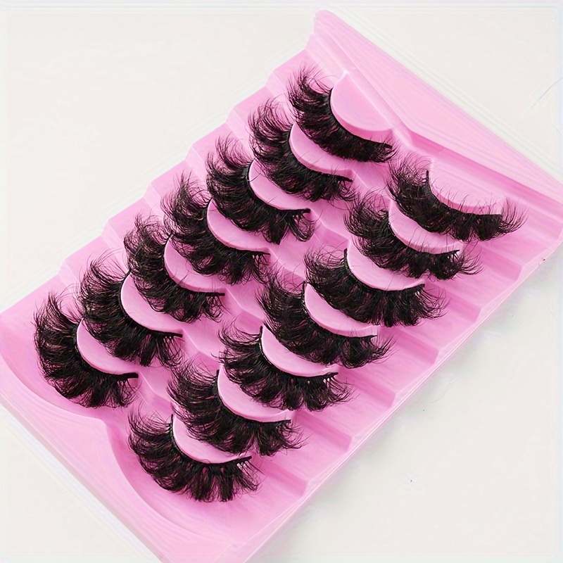 False Eyelashes Full Strip Lashes Fluffy Messy Tips A Sassy - Temu Ireland