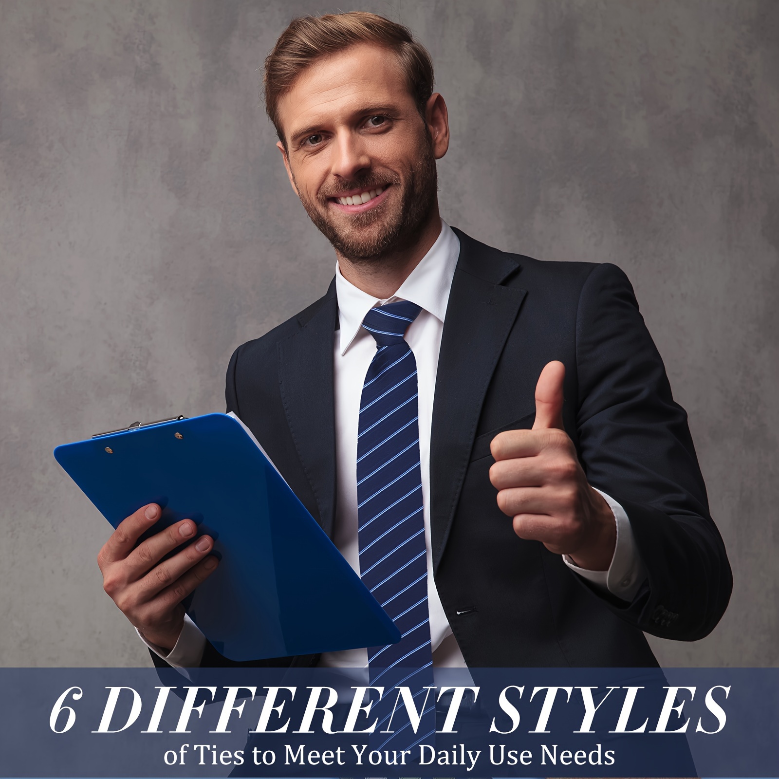 6pcs zipper tie suitable for men and women with adjustable ties ...