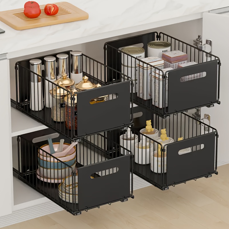 pull drawers cabinets peel stick cabinet organizer - Temu