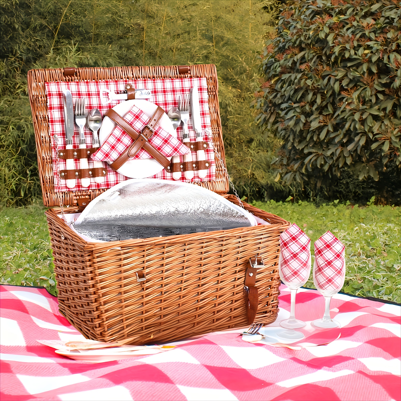 picnic baskets sold on Temu United States